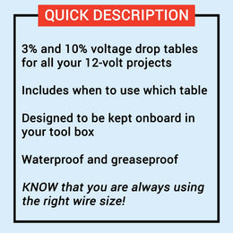 12 Volt Wiring Size Quick Reference