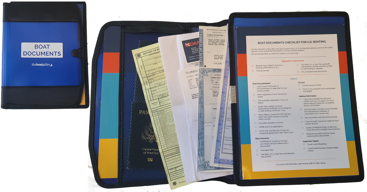 Boat Documents Organizer: Practical Gift for Boat Owners