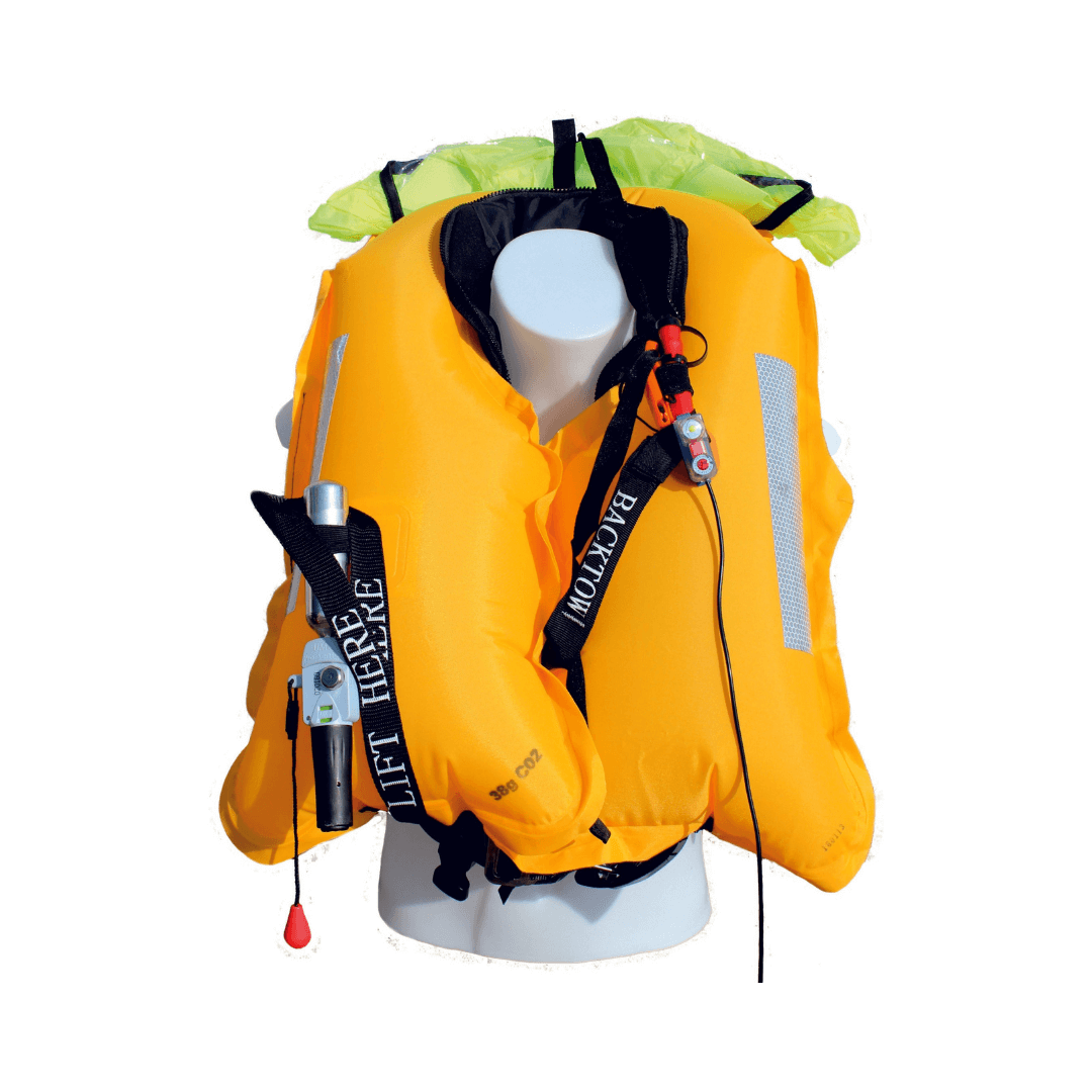 TeamO PFD with BackTow™ - Offshore Black Hammar